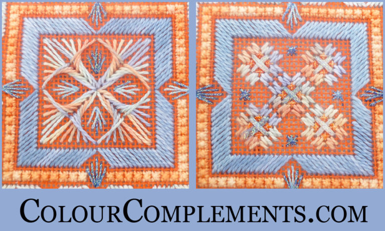 MY WAY is a counted canvas pattern by Carolyn Mitchell