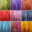 RAYON RIC RAC - 1/4" hand dyed by Colour Complements