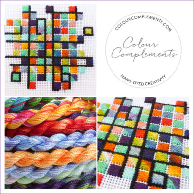 NEEDLEPOINT STITCH SAMPLE from Colour Complements