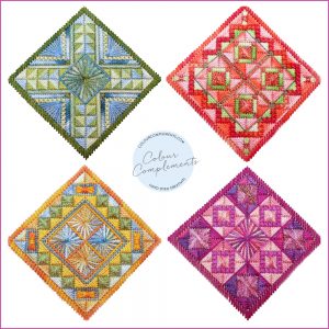 JEWEL BOX BY LAURA PERIN USING COLOUR COMPLEMENTS THREADS