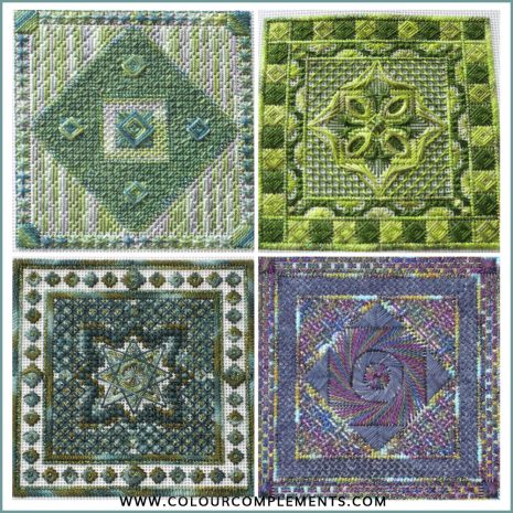 NEEDLEPOINT STITCH SAMPLE from Colour Complements
