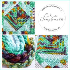 NEEDLEPOINT STITCH SAMPLE from Colour Complements