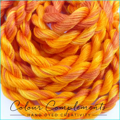 RAYON RIC RAC HAND DYED BY COLOUR COMPLEMENTS
