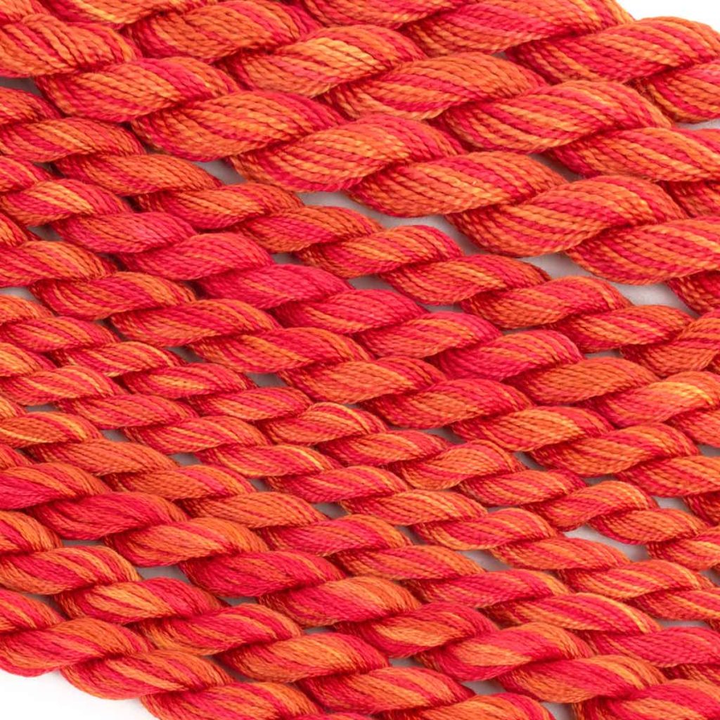 Orange Red Perle Cotton | Colour #36 - Colour Complements
