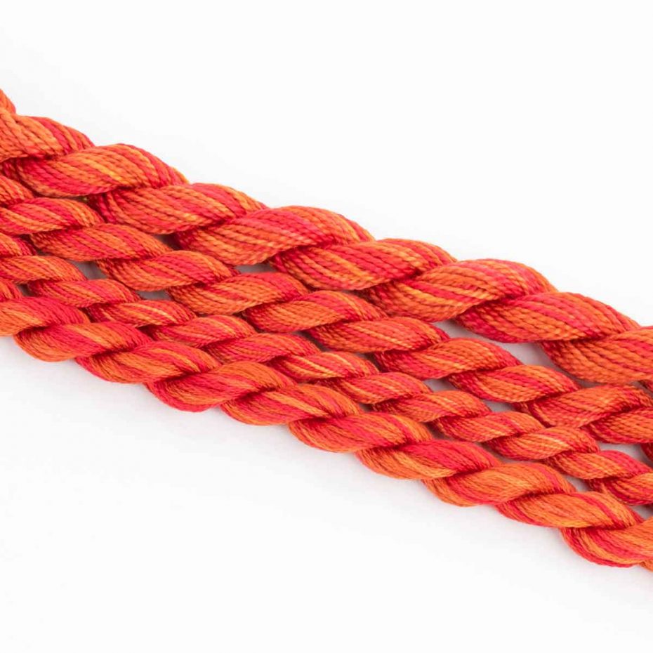 Orange Red Perle Cotton | Colour #36 - Colour Complements