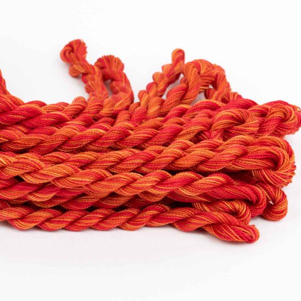 Orange Red Perle Cotton | Colour #36 - Colour Complements
