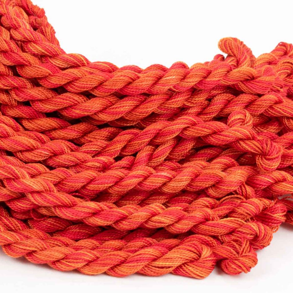 Orange Red Perle Cotton | Colour #36 - Colour Complements