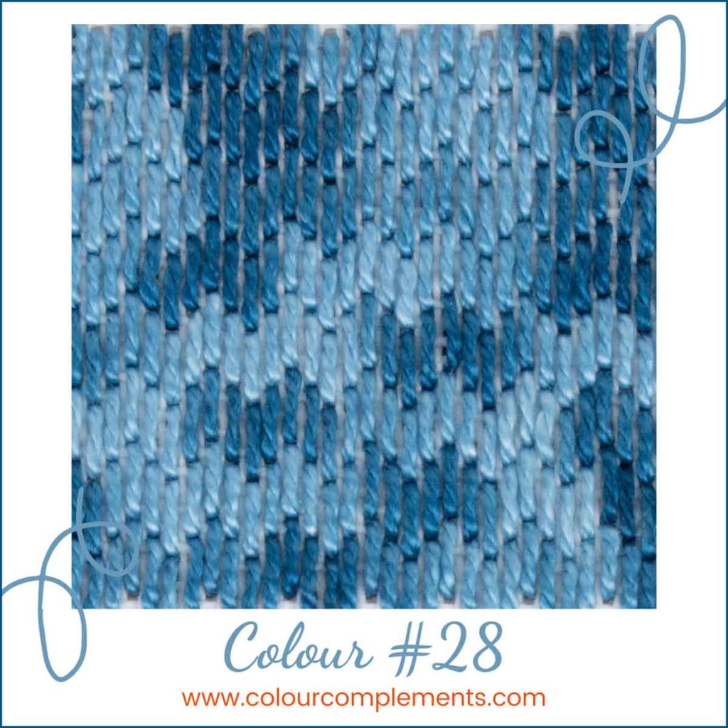 Blue Perle Cotton | Hand dyed embroidery threads - Colour Complements