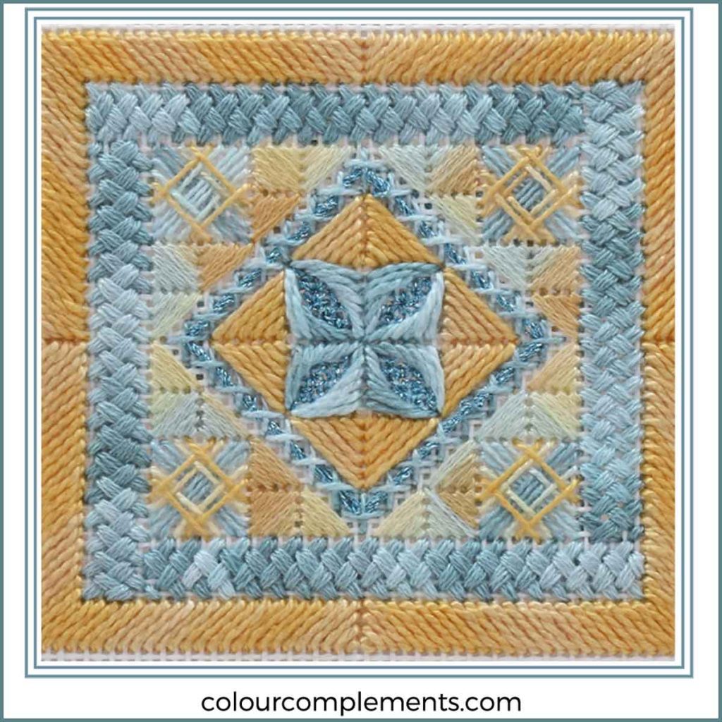 A Look At Our Bargello Needlework Sampler | Colour Complements