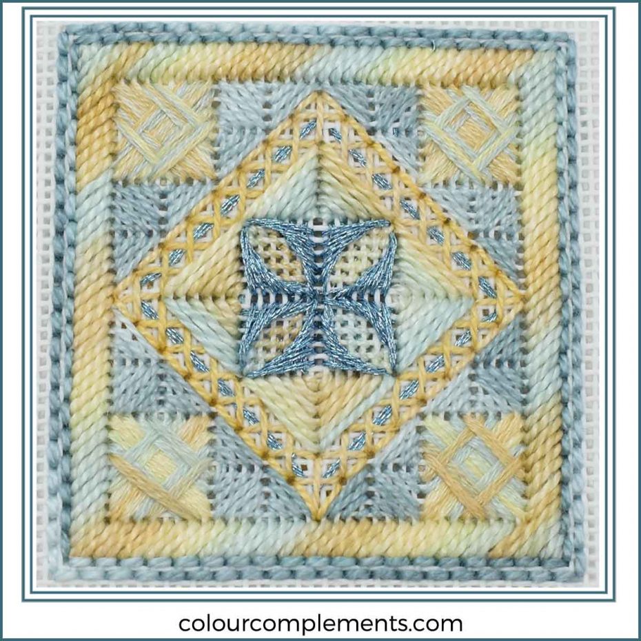 Small Needlepoint Projects | A Small Heart - Colour Complements