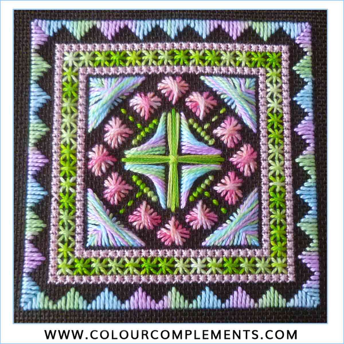 All about Black! Counted Canvas - Colour Complements