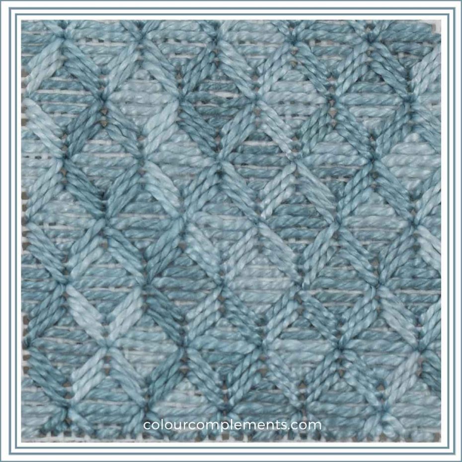 Embroidery Stitch Library | Needlepoint - Colour Complements