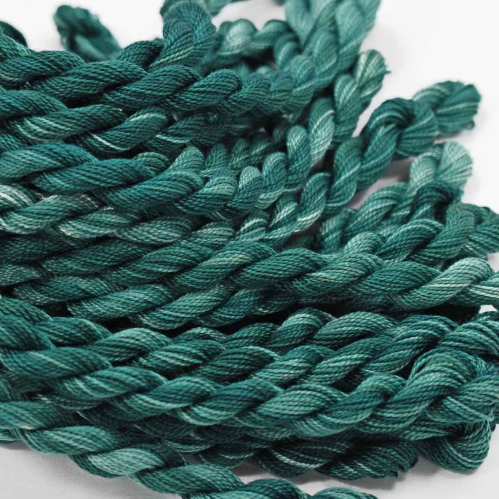 Teal Perle Cotton | Hand Dyed by Colour Complements
