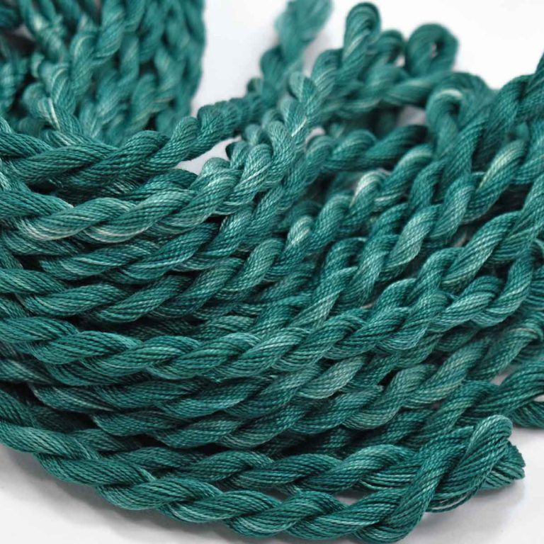 Teal Perle Cotton | Hand Dyed by Colour Complements