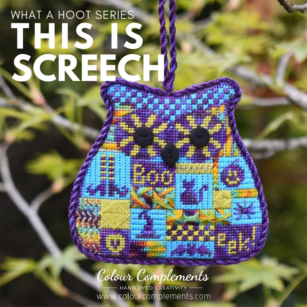 What a Hoot Series Needlepoint - Colour Complements