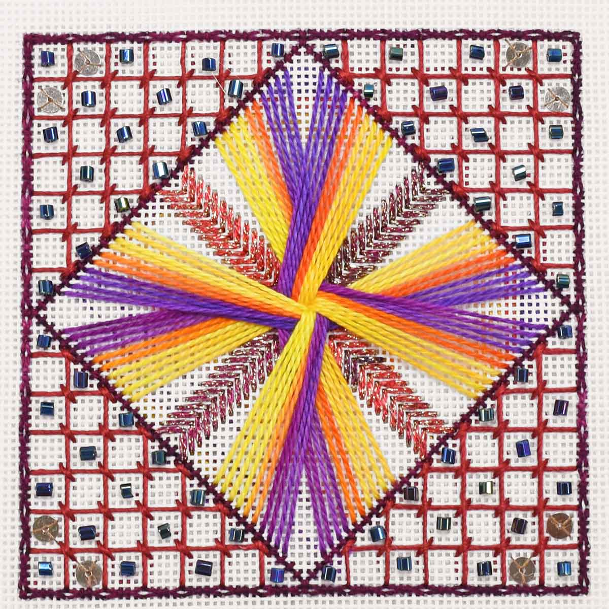 Fiesta Blue | Counted Canvas - Colour Complements