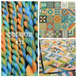 NEEDLEPOINT STITCH SAMPLE FROM COLOUR COMPLEMENTS