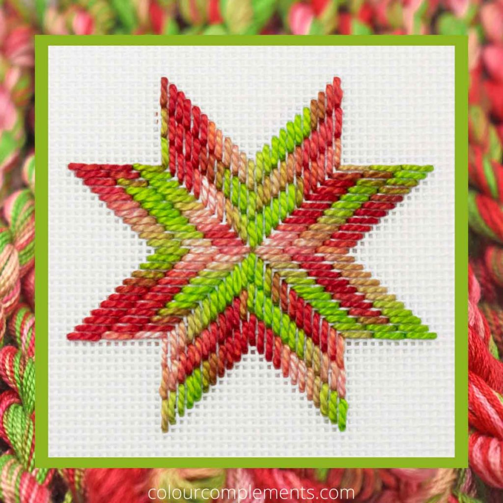 Stars | Christmas Needlepoint - Colour Complements