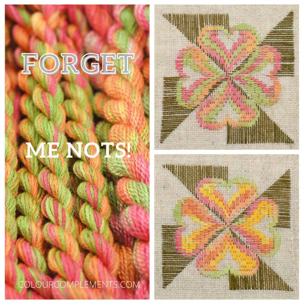 Forget Me Nots | Cross Stitch - Colour Complements
