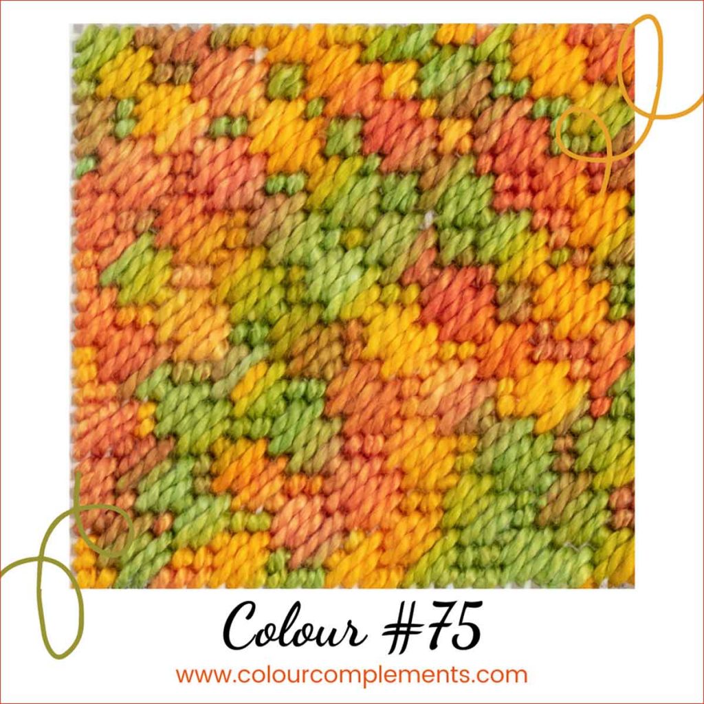 Stitch Sample Colour 72 | Video - Colour Complements