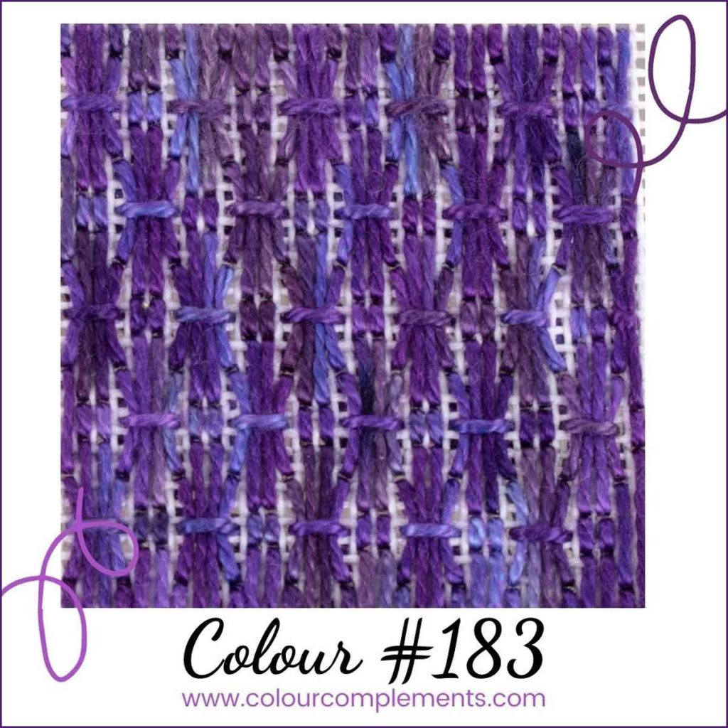 Stitch Sample Colour 72 | Video - Colour Complements