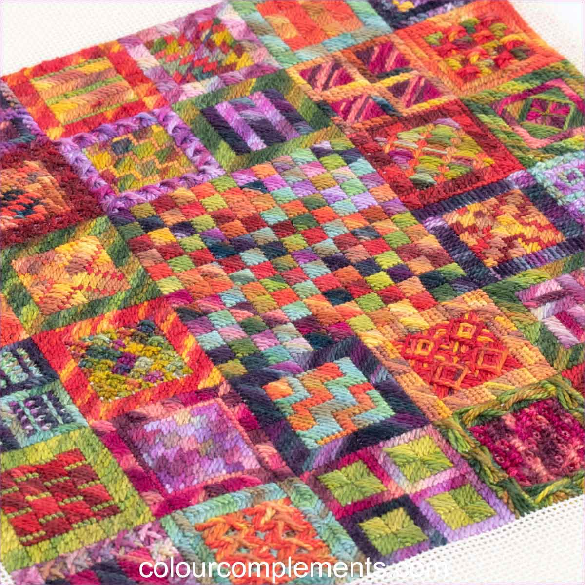 Rainforest Crunch Needlepoint | Colour Complements