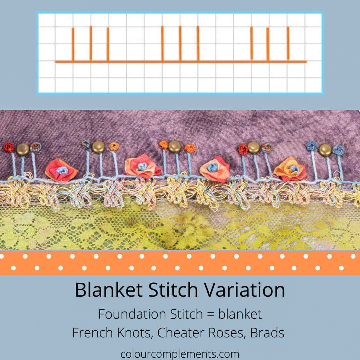 How To Use The Versatile Blanket Stitch | Colour Complements