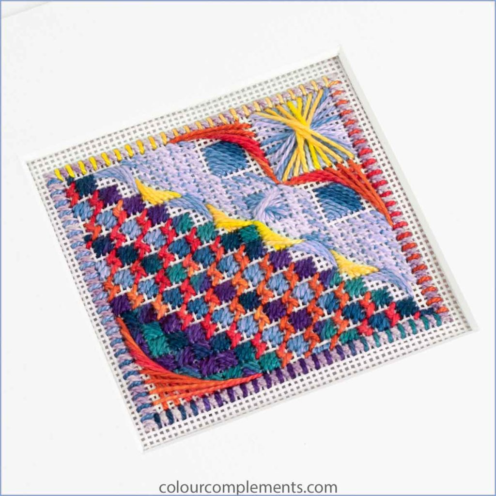 How To Create Patterns With This Canvas Sampler | Colour Complements