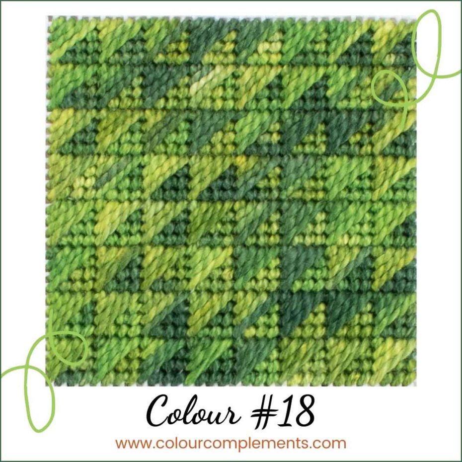 Stitch Sample Colour #67 | Needlepoint - Colour Complements