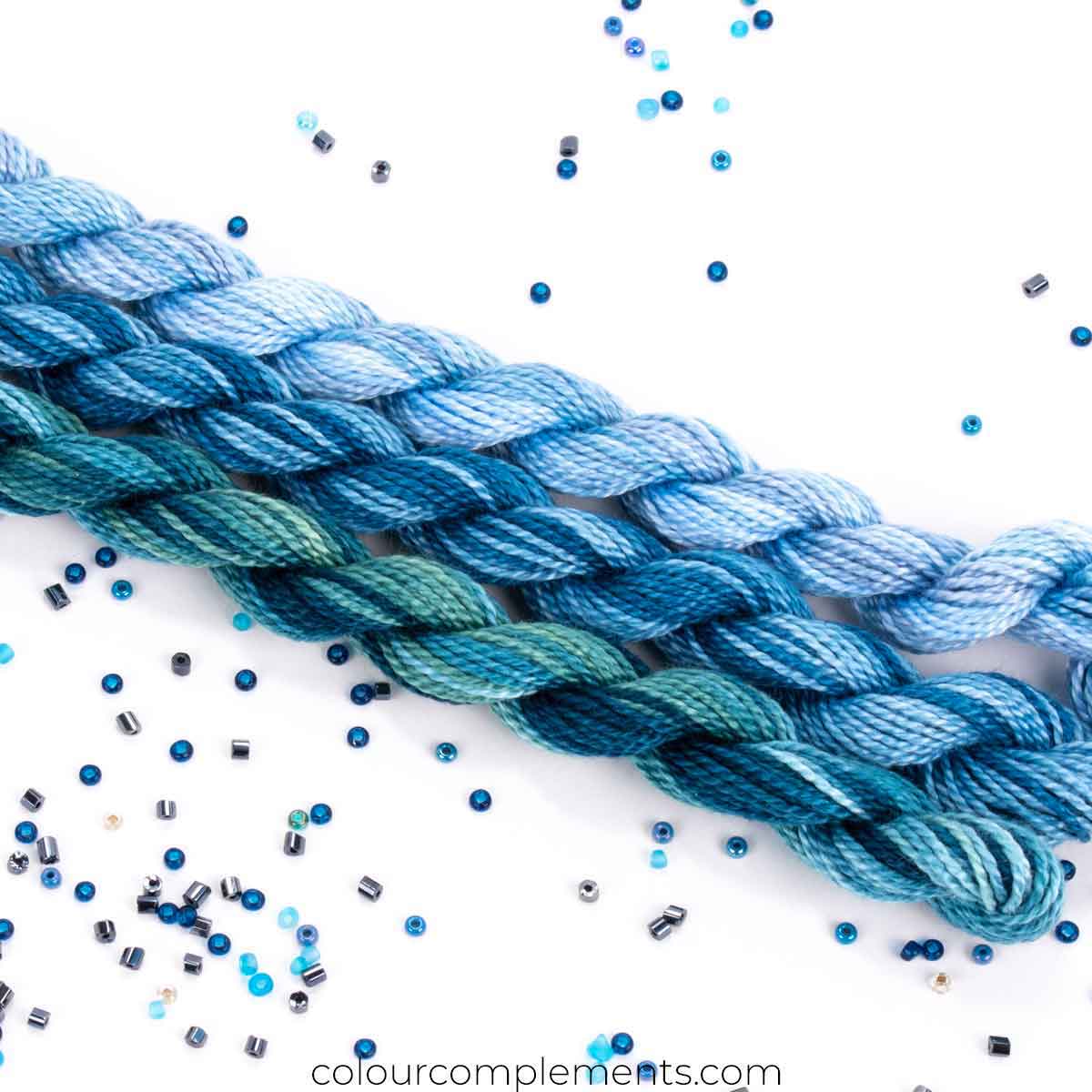 RAYON RIC RAC HAND DYED BY COLOUR COMPLEMENTS