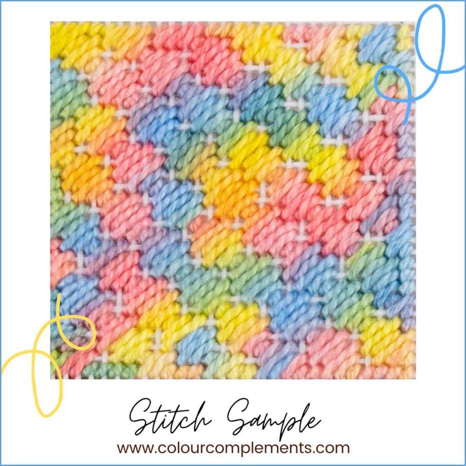 Stitch Sample Colour 72 | Video - Colour Complements