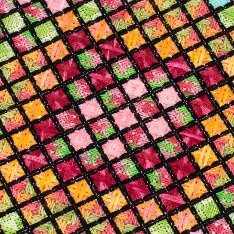 Framed Sevens Thread Kit | Custom Dyed Colour Complements