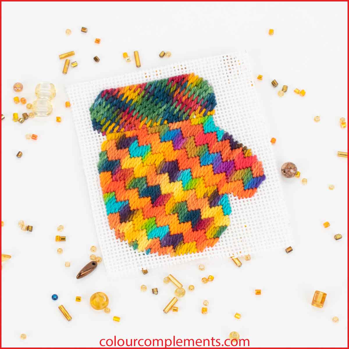 Colourful Mitten Pattern | 12 Months Of Mittens Series