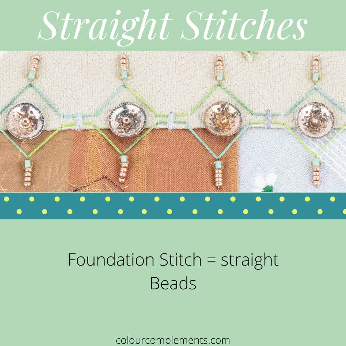 Crazy Quilting Stitching Beads |Colour Complements
