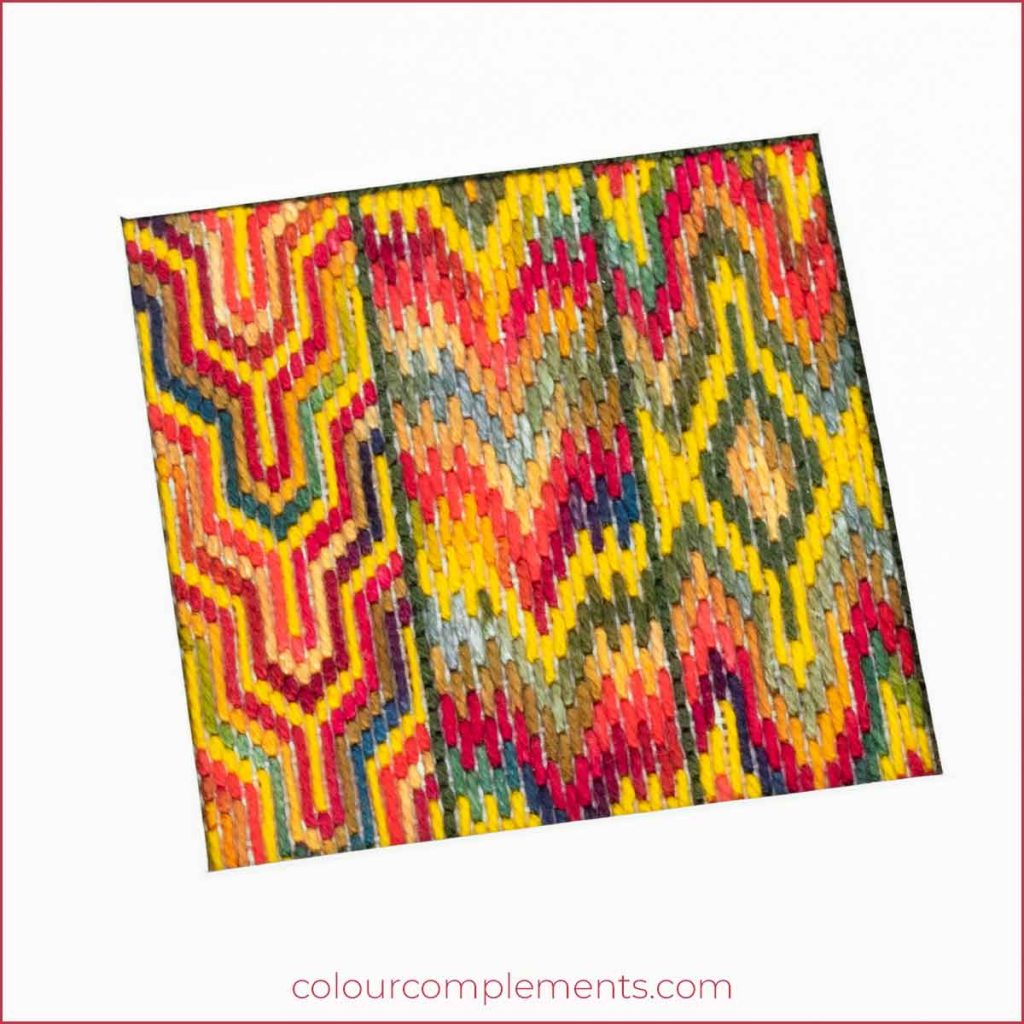 A Mixed Variation On Traditional Bargello Patterns