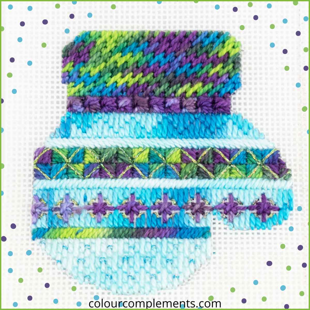 Our First Published Mitten Needlepoint Pattern!