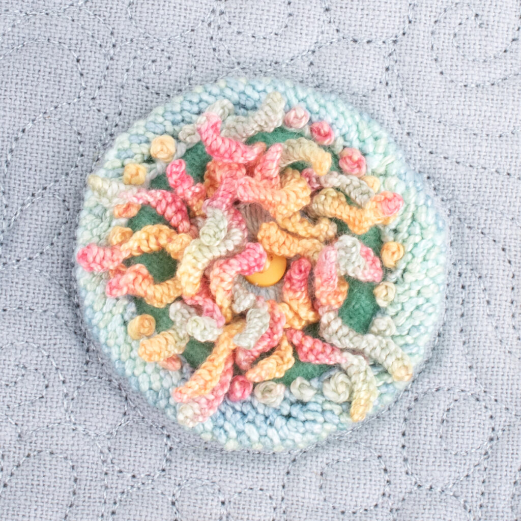 Baby Blooms Flower | Wool Applique - Colour Complements