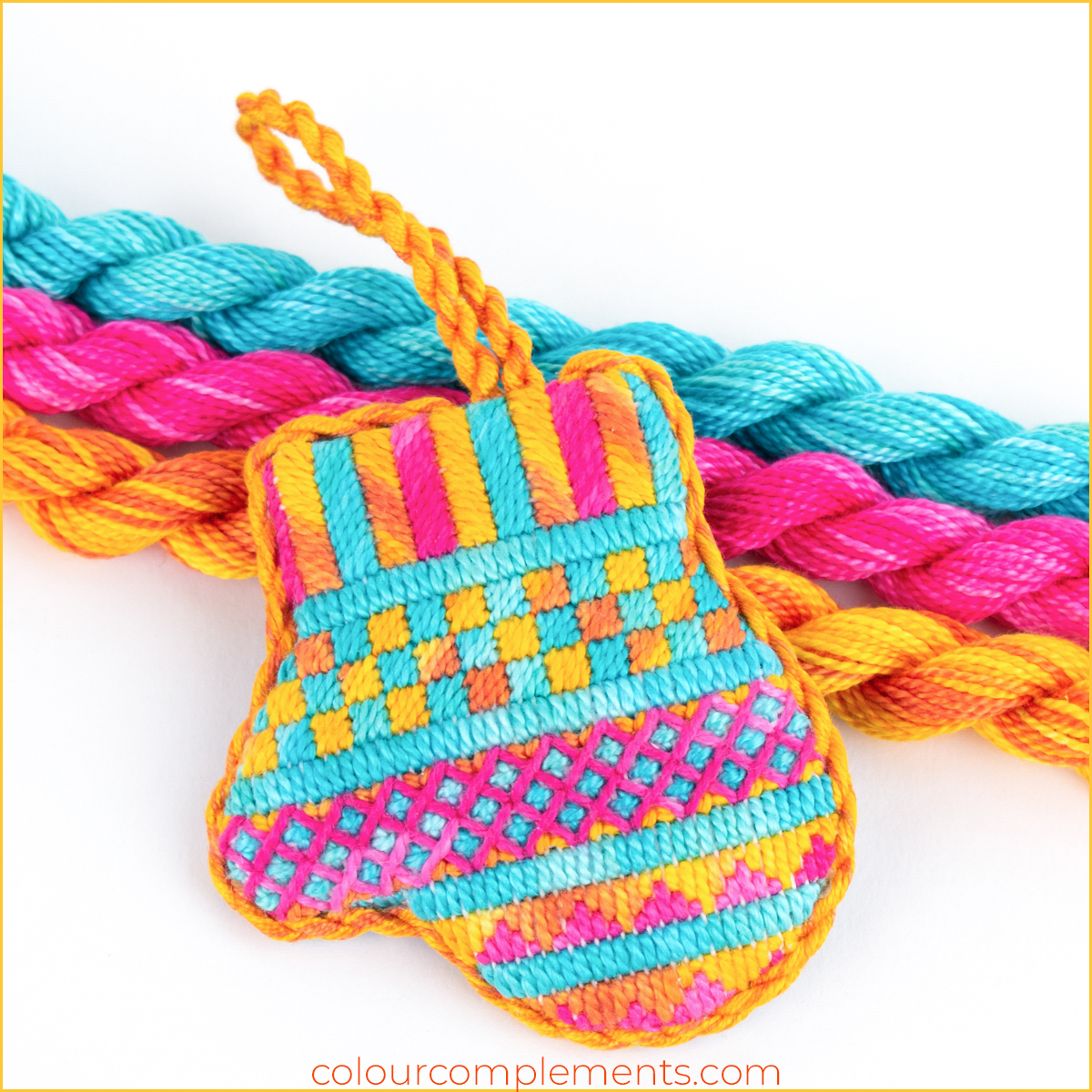 Introducing Circus: A New Colourful Mitten Pattern | Colour Complements