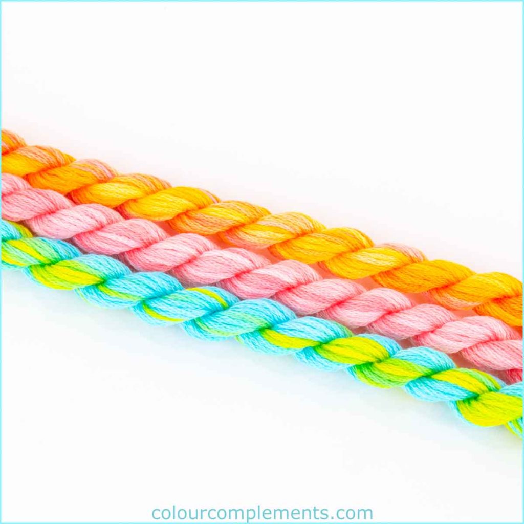 Floche Embroidery Thread | Hand Dyed - Colour Complements