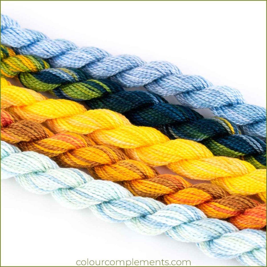 Colour and Stitch Palettes | Embroidery Colours - Colour Complements