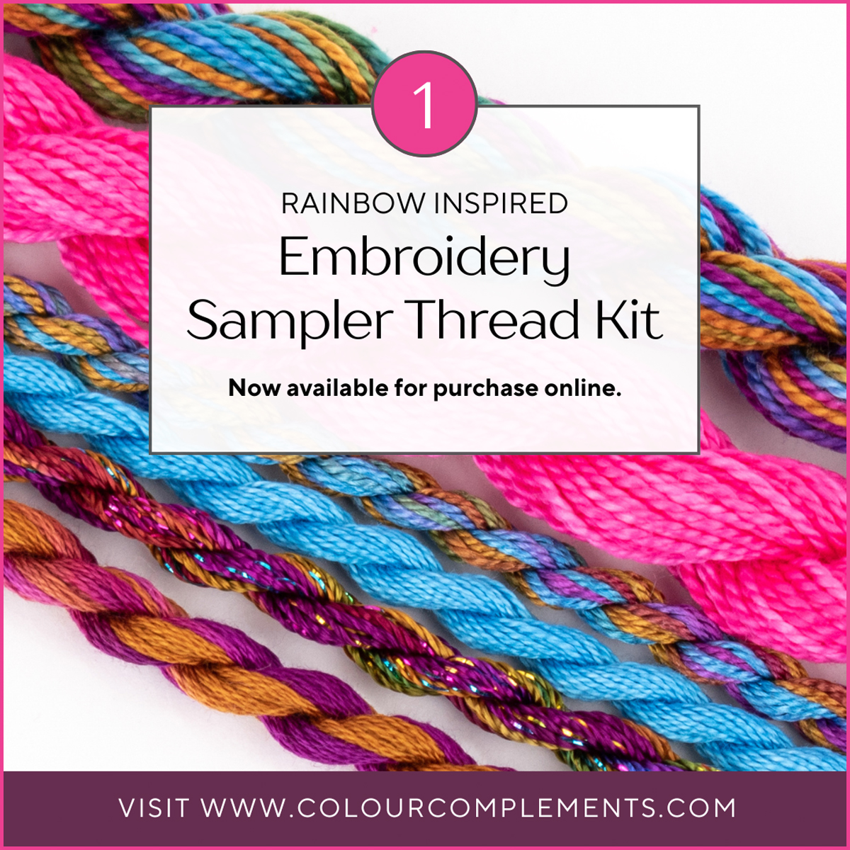 Embroidery Threads | Hand Dyed | Colour Complements